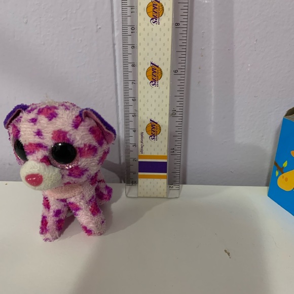 Ty | Toys | Ty Beanie Boos Glamour The Leopard 6 Pink Stuffed Plush Toy ...